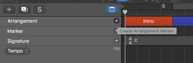 Logic Pro: How to Insert an Arrangement Markers Section
