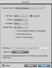 Pro Tools Bounce vs. Export: What’s the Difference & When Do You Use ...