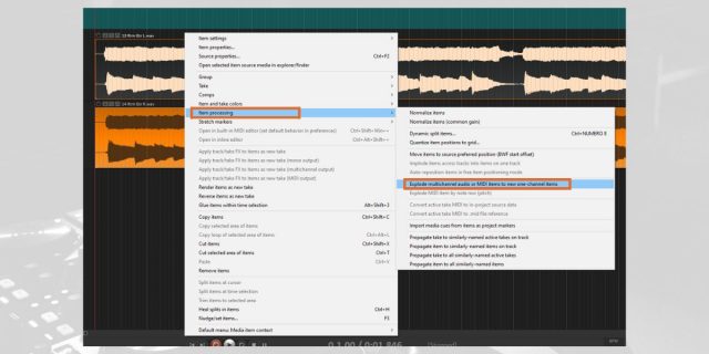 REAPER Split Stereo Track Tutorial (How to Split Tracks) - Pro Mix Academy