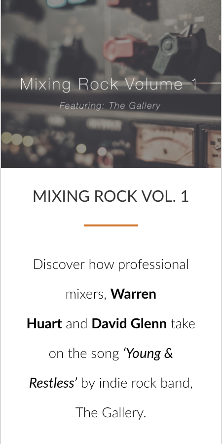 THE ULTIMATE ROCK MIXING BUNDLE - Pro Mix Academy